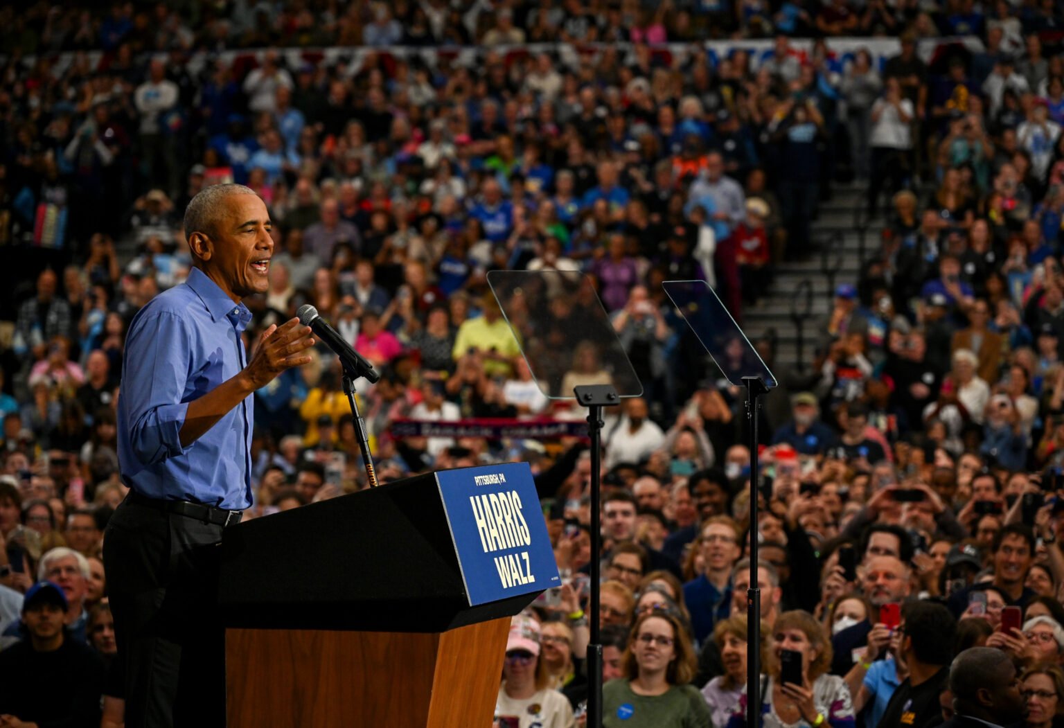 Usa 2024: - 24, Obama per Harris, che sente vento cambiare